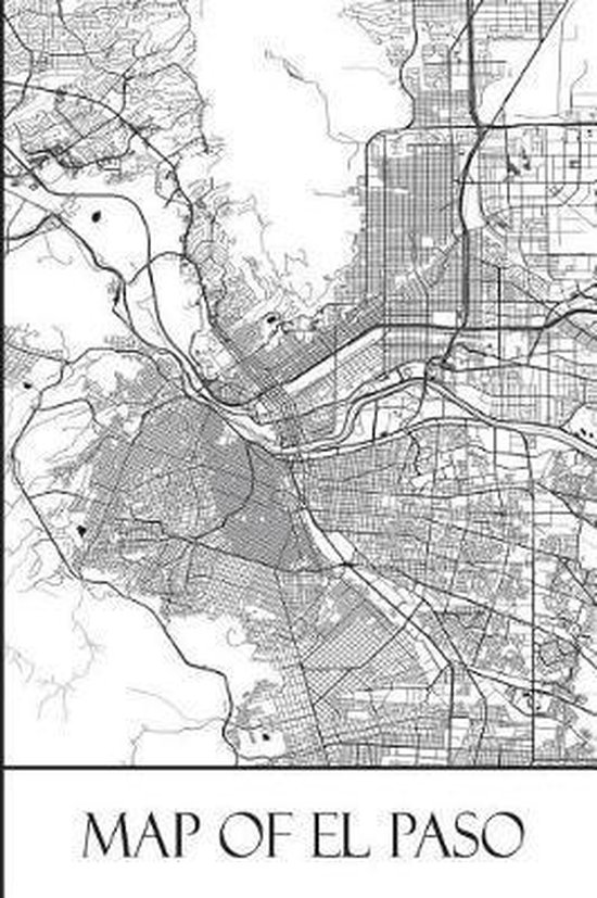 Map of El Paso: El Paso Map Travel Vacation Journal, Diary, Booklet ...