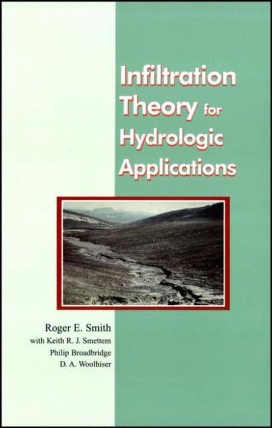 Infiltration Theory for Hydrologic Applications | 9780875903194 | Re ...