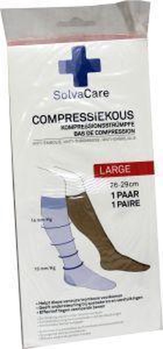 Solvacare Compressiekous L Beige | bol.com