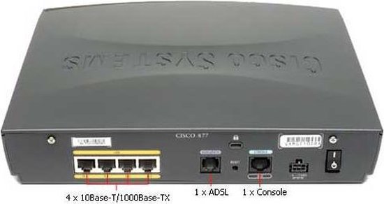 Cisco CISCO877-SEC-K9 - Router - A/B/G54 | bol.com