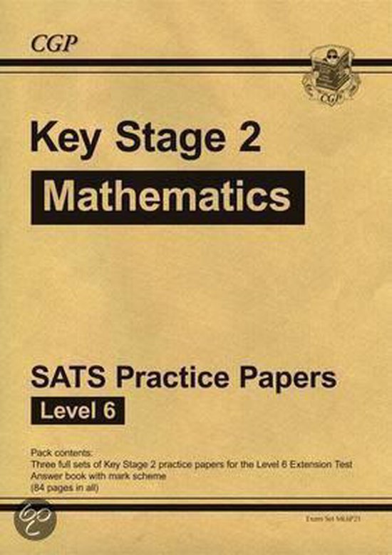 KS2 Maths SATs Practice Papers - Level 6 | 9781847624444 | Cgp Books ...