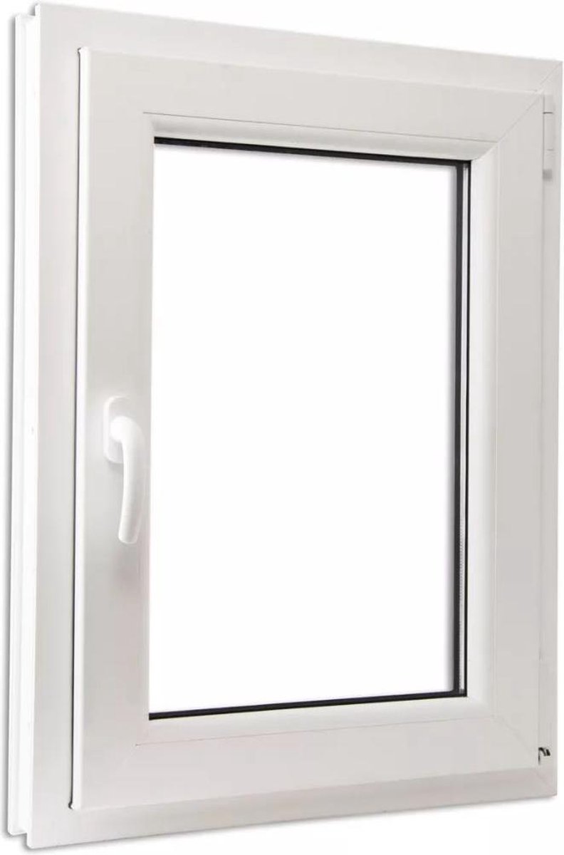 PVC raam met driedubbele beglazing en handvat links 600 x 900 mm | bol.com