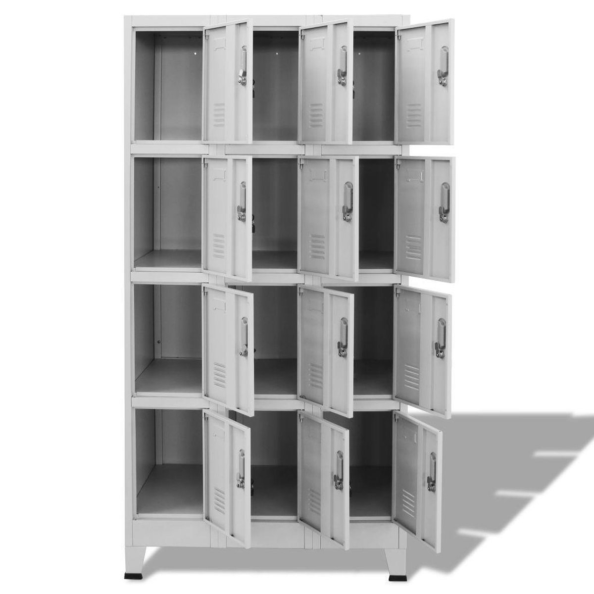 Stevige Lockerkast met 12 vakken 90x45x180 cm / locker kast met 12 ...