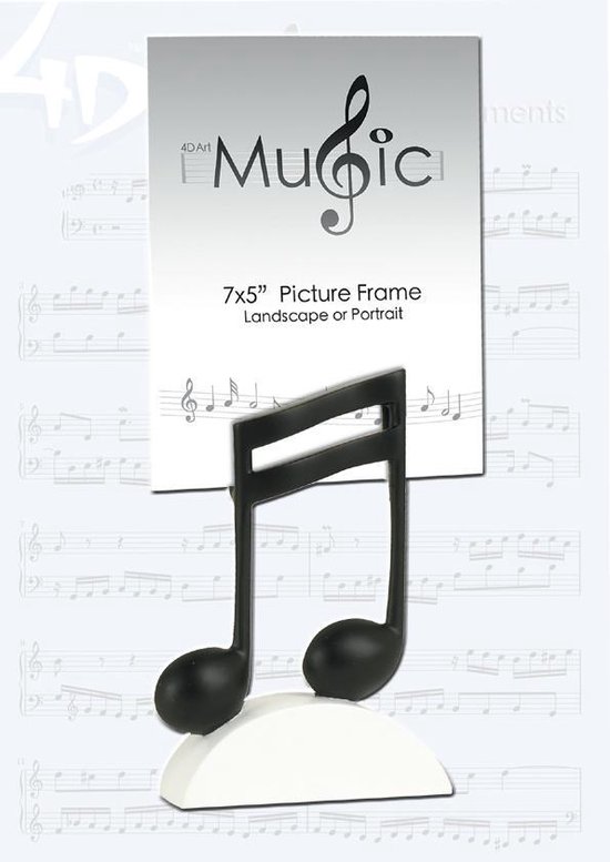 4D Music - Photo/Note Holder - Semi Quaver (16e noot) hoogte 11cm | bol.com