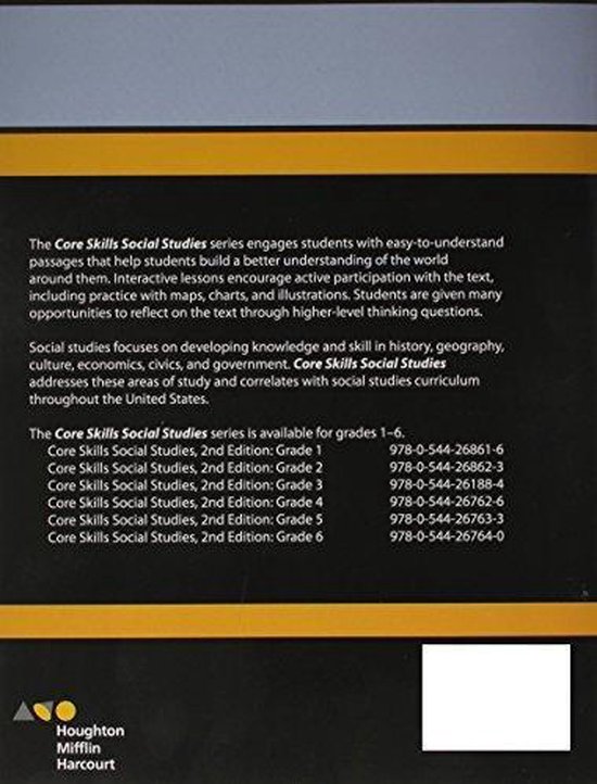 Core Skills Social Studies, Grade 1 | 9780544268616 | Houghton Mifflin Harcourt | Boeken | bol.com