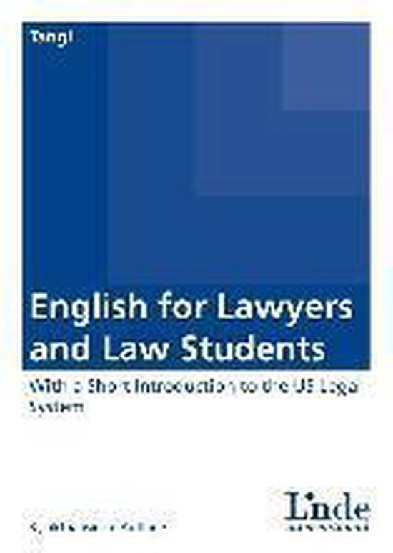 English for Lawyers and Law Students | 9783714302608 | Astrid Tangl ...