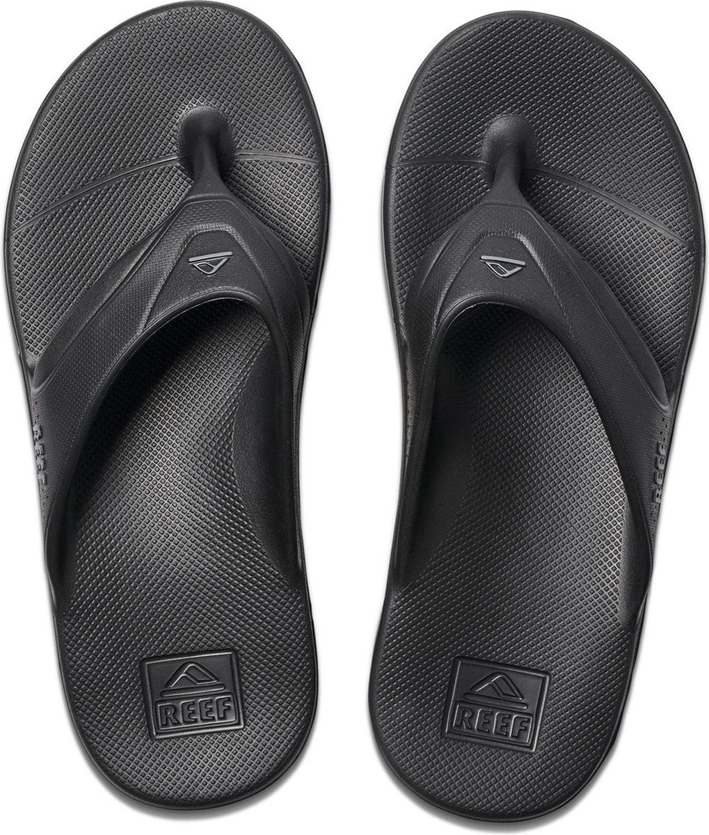 Reef One Heren Slippers - Black - Maat 43 | bol.com