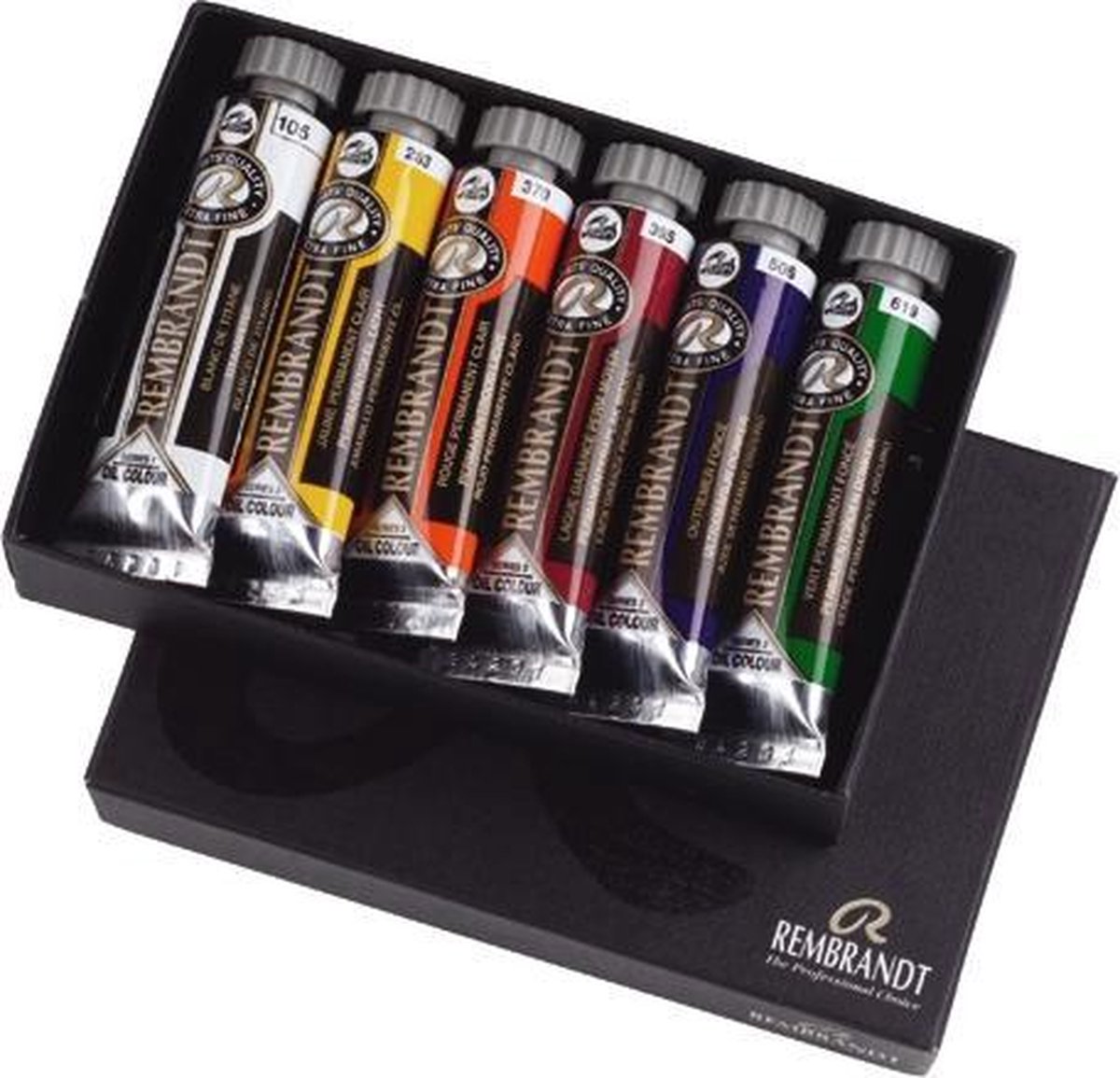 Oil Colour set 6 kleuren 15 ml tubes olieverf | bol.com