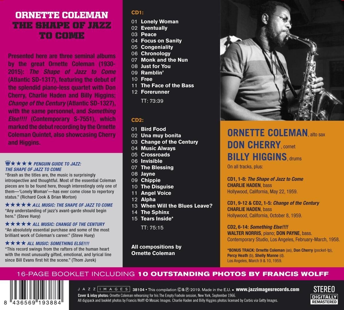 The Shape Of Jazz To Come / Change Of The Century / Something Else ...