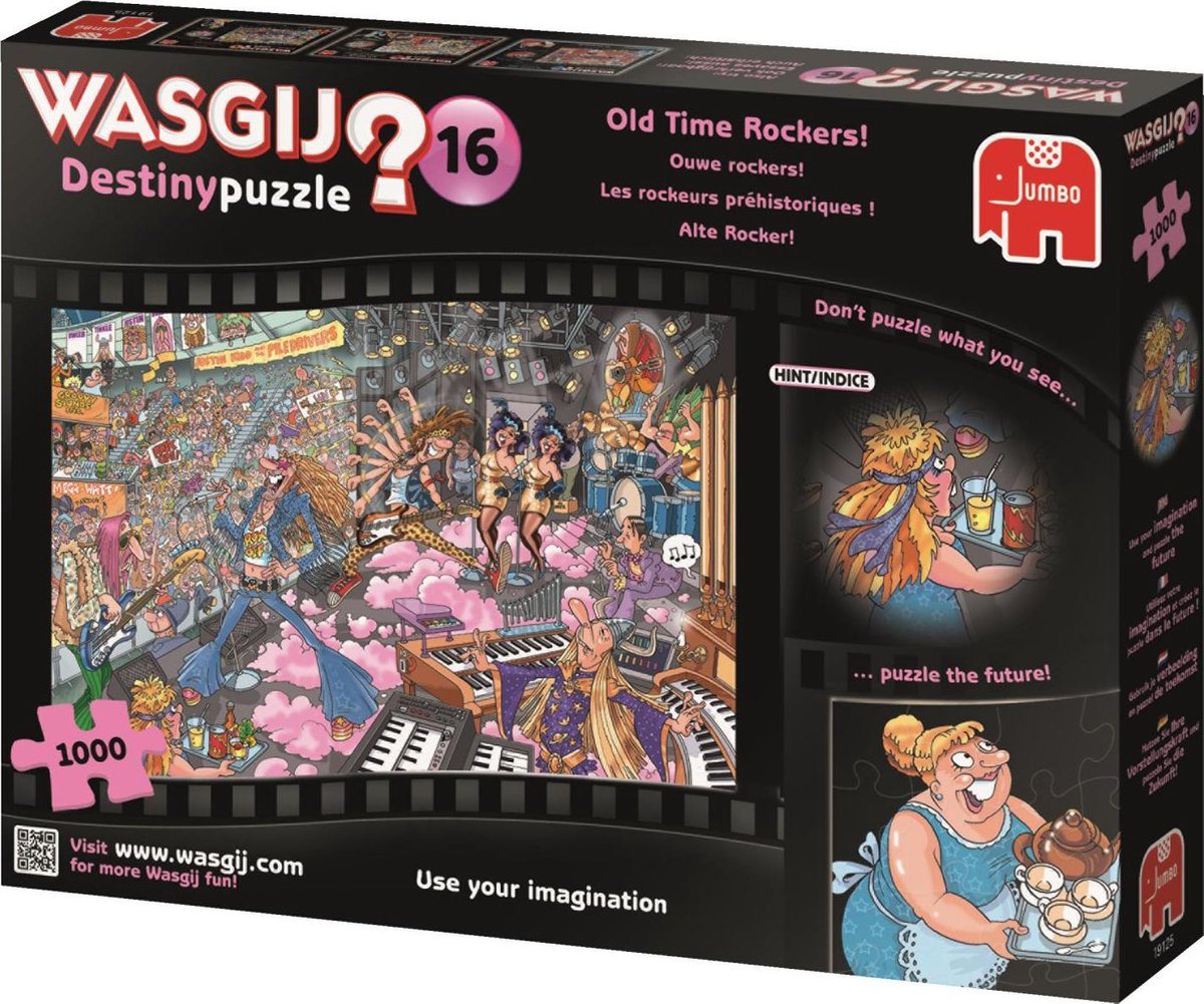 Wasgij Destiny 16 Ouwe Rockers! puzzel - 1000 stukjes | bol