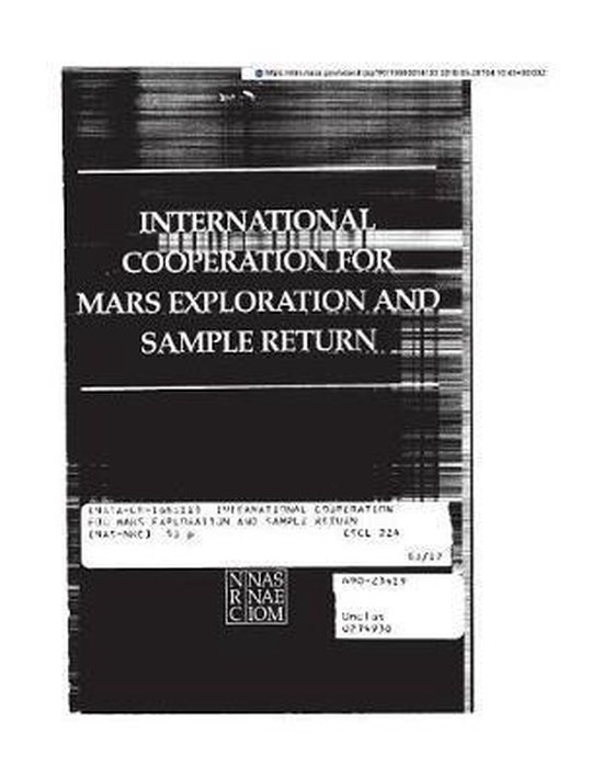 International Cooperation for Mars Exploration and Sample Return ...