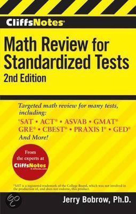 Cliffsnotes Math Review for Standardized Tests (ebook), Jerry Bobrow ...