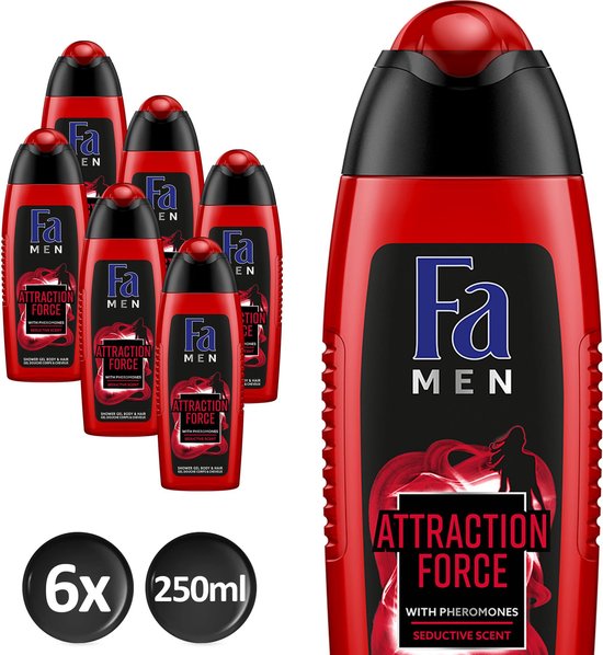 Fa Shower gel Attraction Force - 6 stuks | bol.com