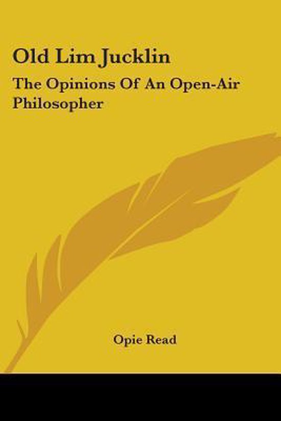 Old Lim Jucklin, Opie Read | 9780548398852 | Boeken | bol