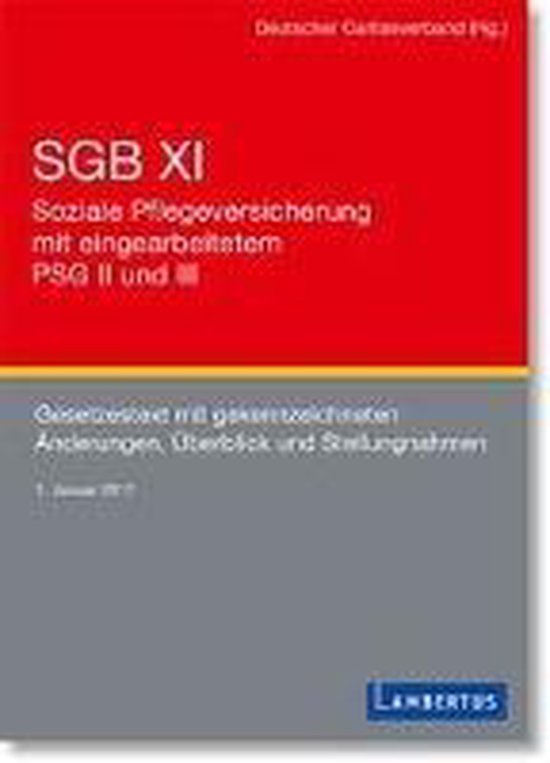 SGB XI - Soziale Pflegeversicherung mit eingearbeitetem PSG III inkl. ''Hilfe zur... | bol.com