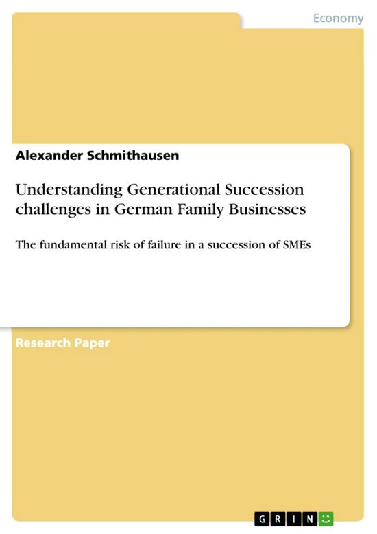 Understanding Generational Succession challenges in German Family ...