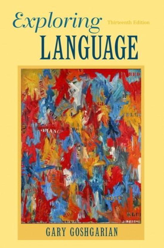 Exploring Language | 9780205172863 | Gary Goshgarian | Boeken | bol.com