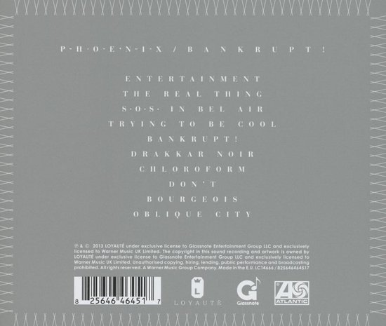 Bankrupt!, Phoenix | CD (album) | Muziek | bol.com