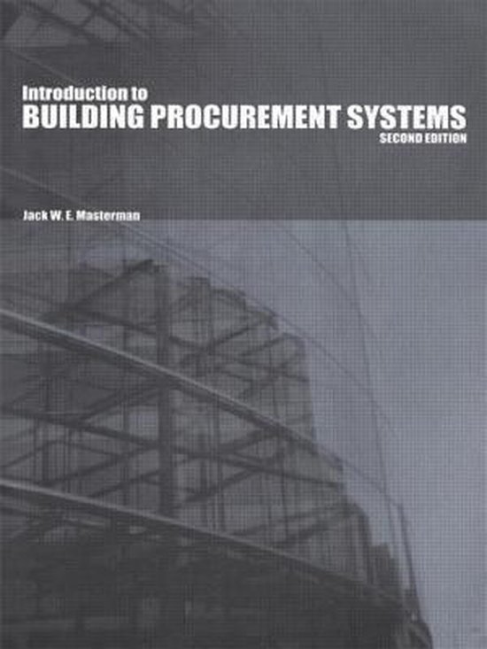 Intro Building Procurement Systems | 9780415246422 | Jack Masterman ...