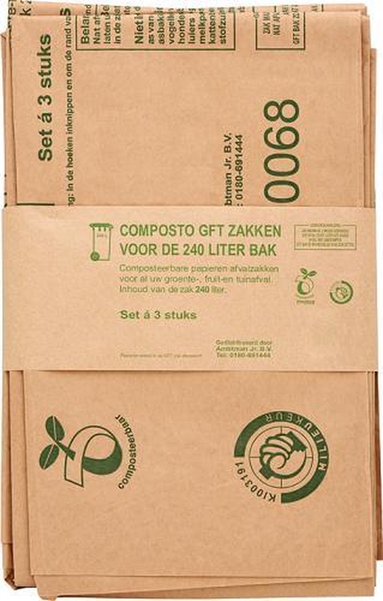 Composto GFT 240L containerzak Bundel a 3 stuks | bol