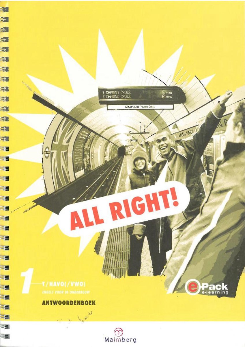 All right ! Antwoordenboek 1 Th | 9789034531681 | Barbara Vos | Boeken ...