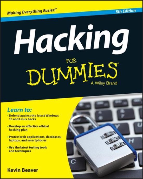 Hacking For Dummies 5Th Edition, Kevin Beaver | 9781119154686 | Boeken ...