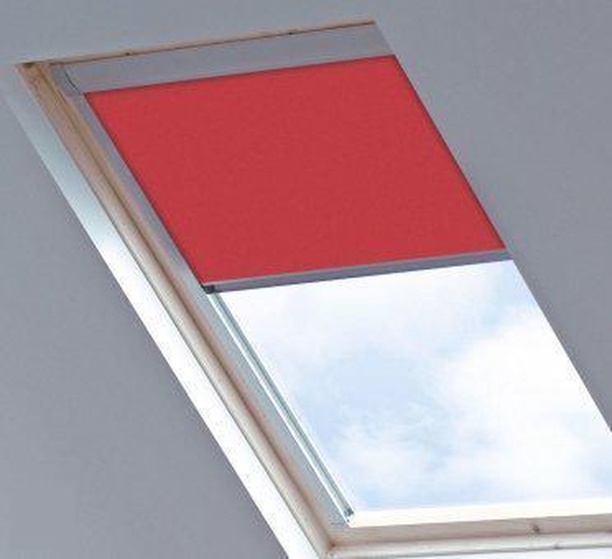 Bloc Rolgordijn geschikt voor VELUX ® GGL 804 dakraam, Verduisterend ...
