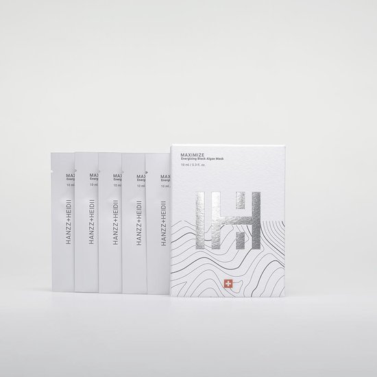 HANZZ+HEIDII Maximize energizing black algae mask | bol.com