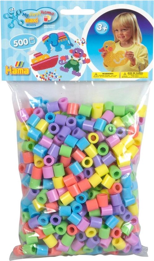 Hama - Maxi Strijkparels - Mix Pastel - 500 Stuks | bol.com
