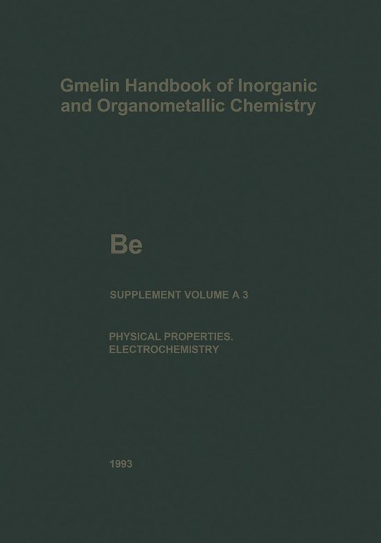 Gmelin Handbook of Inorganic and Organometallic Chemistry - 8th edition ...