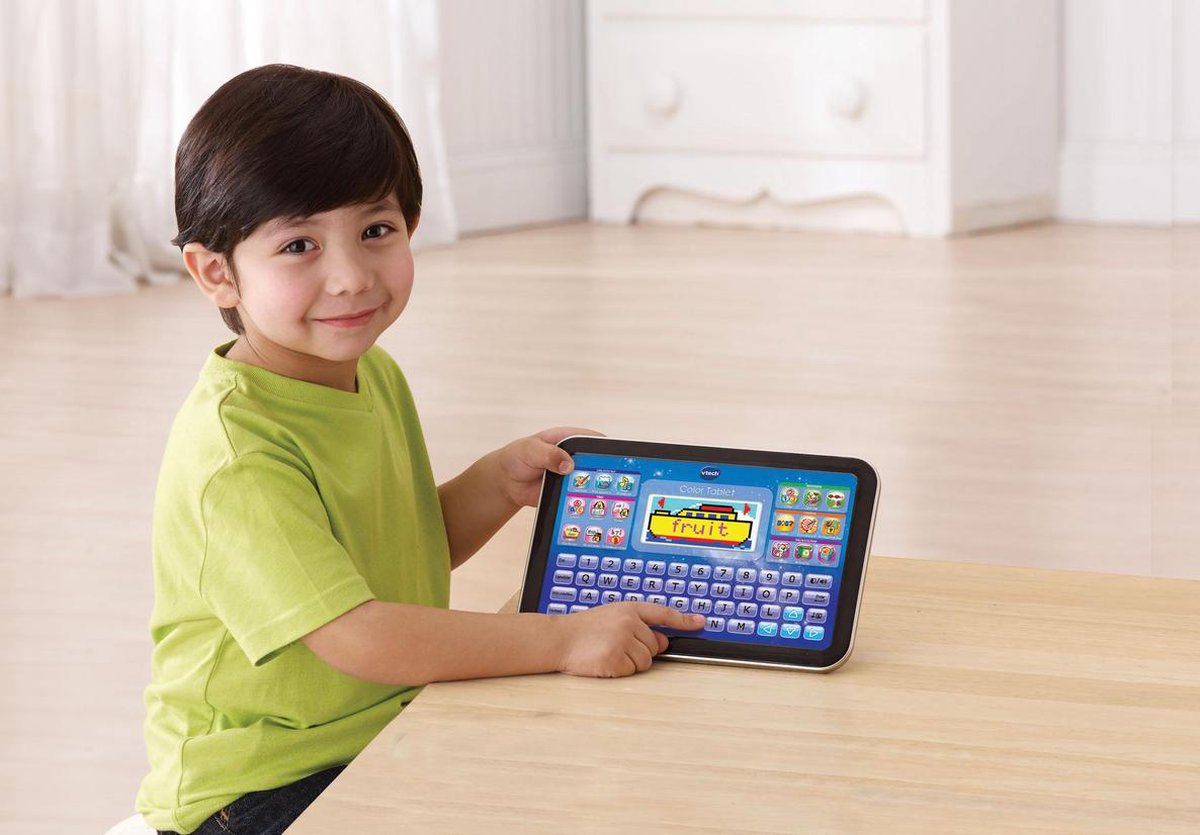 VTech PreSchool Color Tablet Qwerty - Leercomputer | bol.com