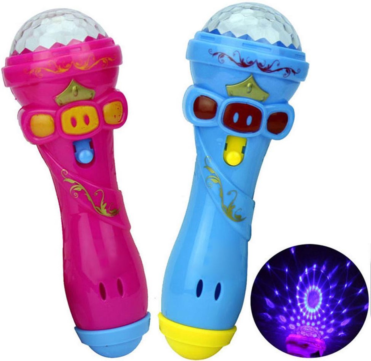 Karaoke microfoon - Draadloos - Speelgoed met verlichting - Ingebouwde ...