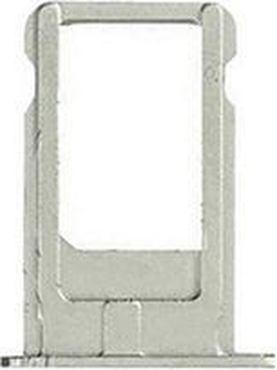 iPhone 6S - SIM Card Tray / SIM kaart houder - Zilver - OEM Kwaliteit | bol