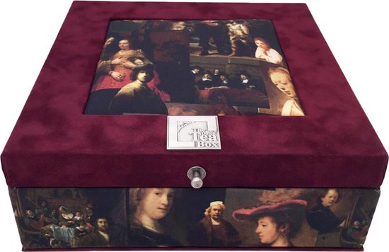 The Dutch Tea Box Rembrandt Theedoos GEVULD met thee - 9 vaks ...