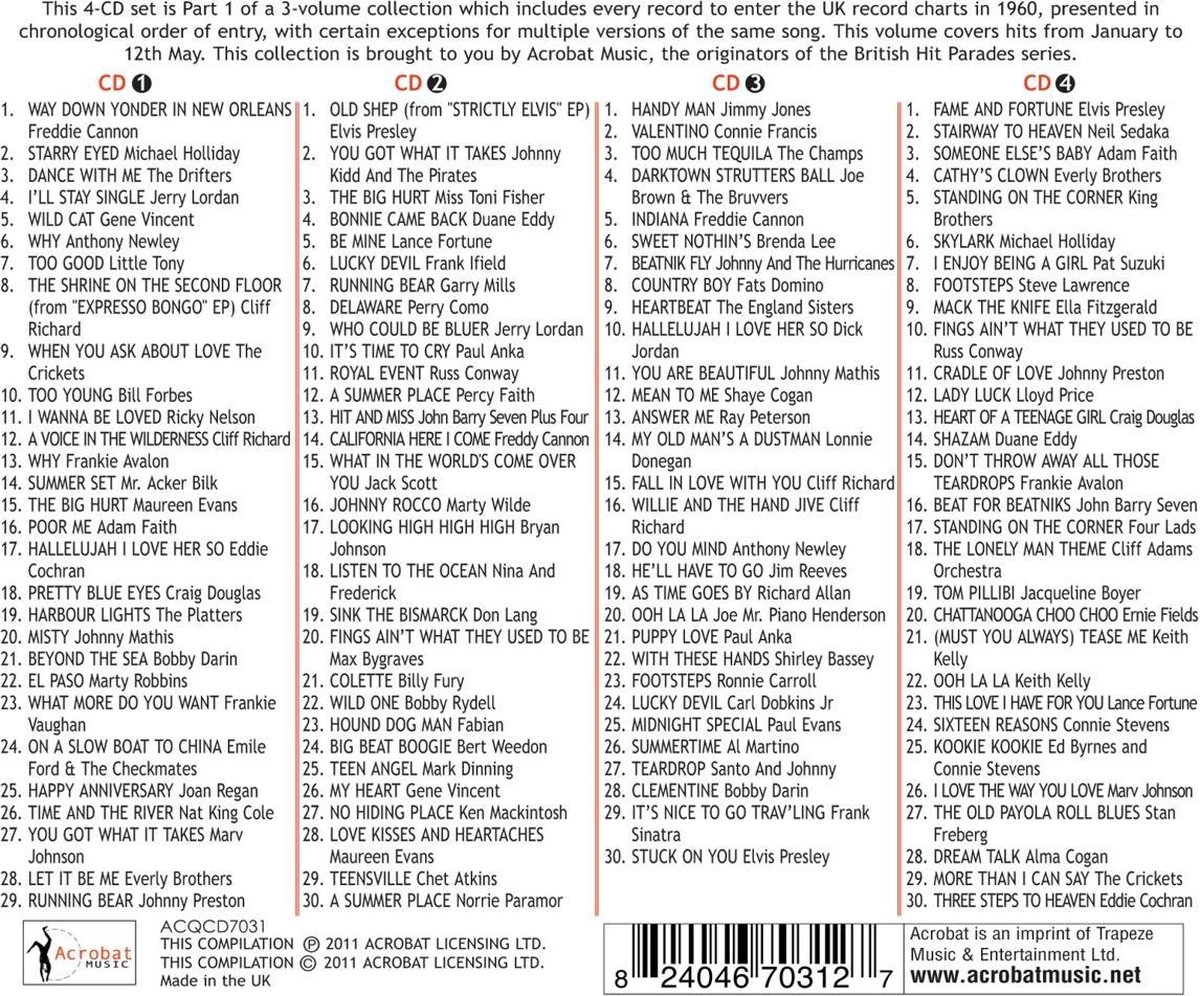 British Hit Parade 1960 Part 1, various artists | CD (album) | Muziek ...