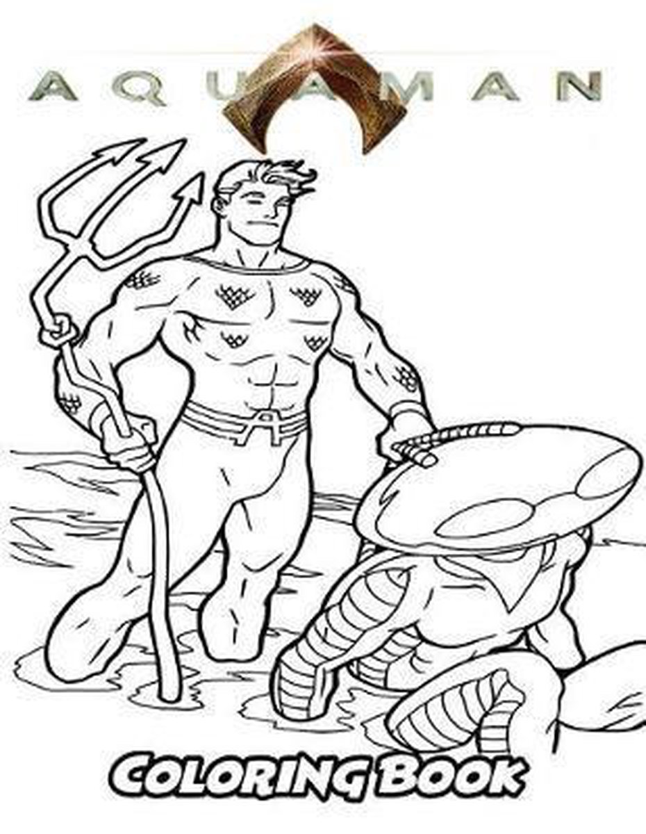 Perfect for Children Ages 3-5, 6-8, 8-12+- Aquaman Coloring Book, Alexa ...