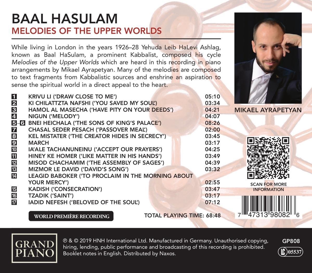Baal Hasulam: Melodies Of The Upper Worlds - Arranged For Piano And Performed By... | bol.com