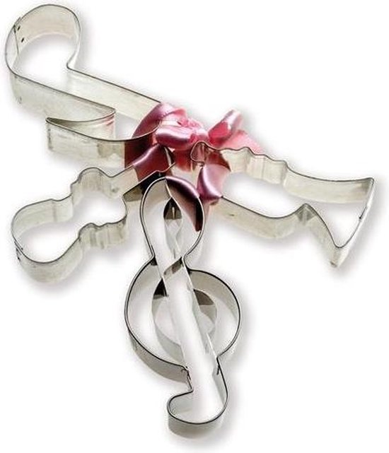 Cookie cutter set 4-part pink | bol