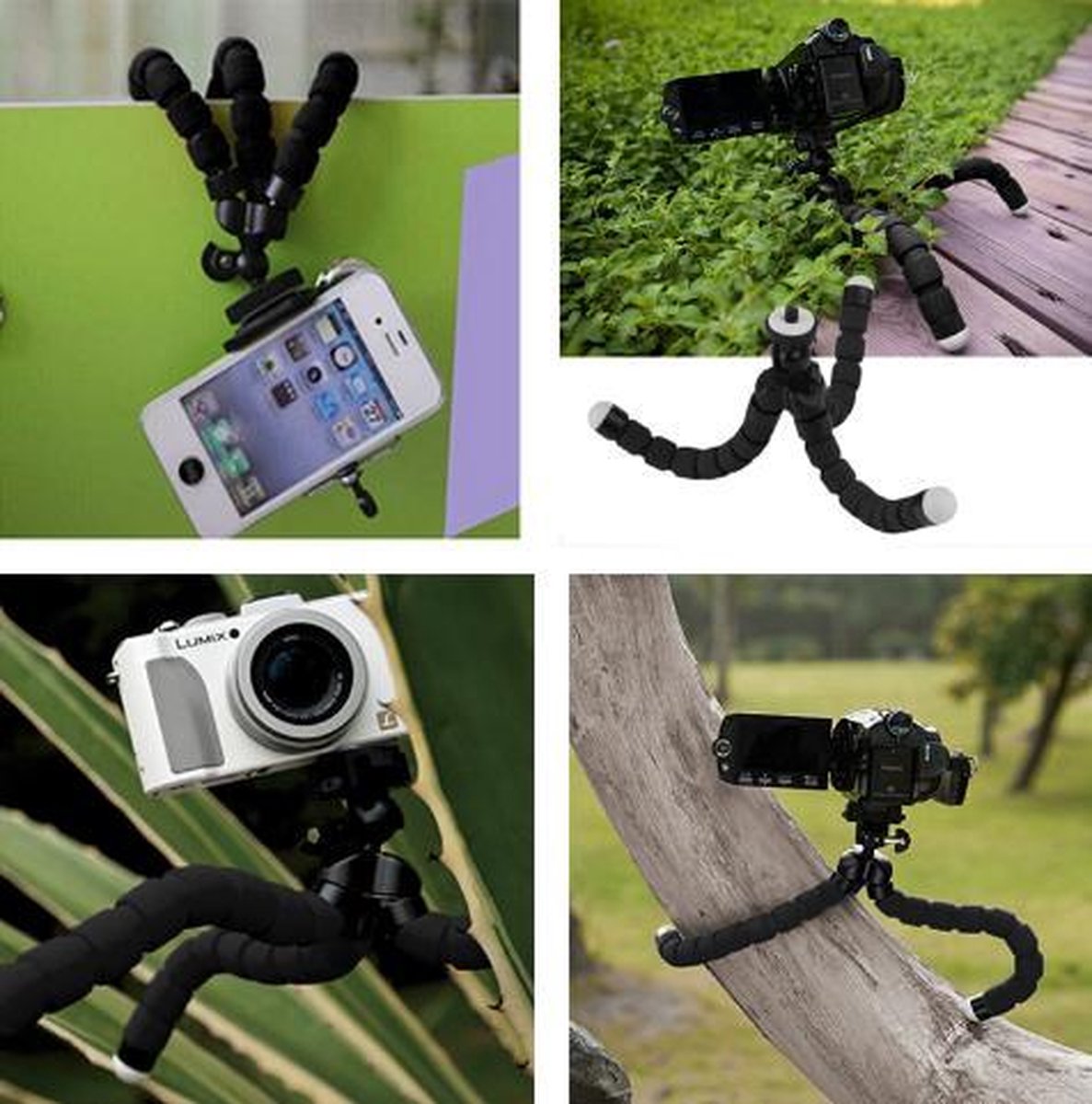 Statief Smartphone - Tripod voor Smartphone en Telefoon - 25 cm ...