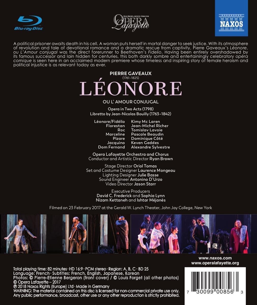 Opera Lafayette Chorus And Orchestra, Ryan Brown - Gaveaux: Léonore Ou ...