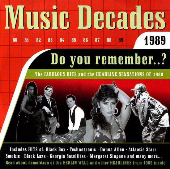 Music Decades 1989, various artists | CD (album) | Muziek | bol.com