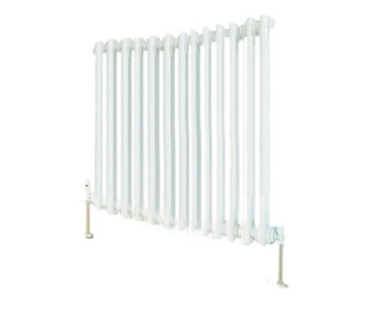 Design radiator horizontaal 2 kolom staal wit 60x60,8cm 818 watt ...