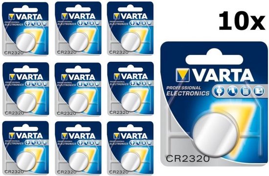 10 Stuks Varta CR2320 lithium knoopcel batterij | bol