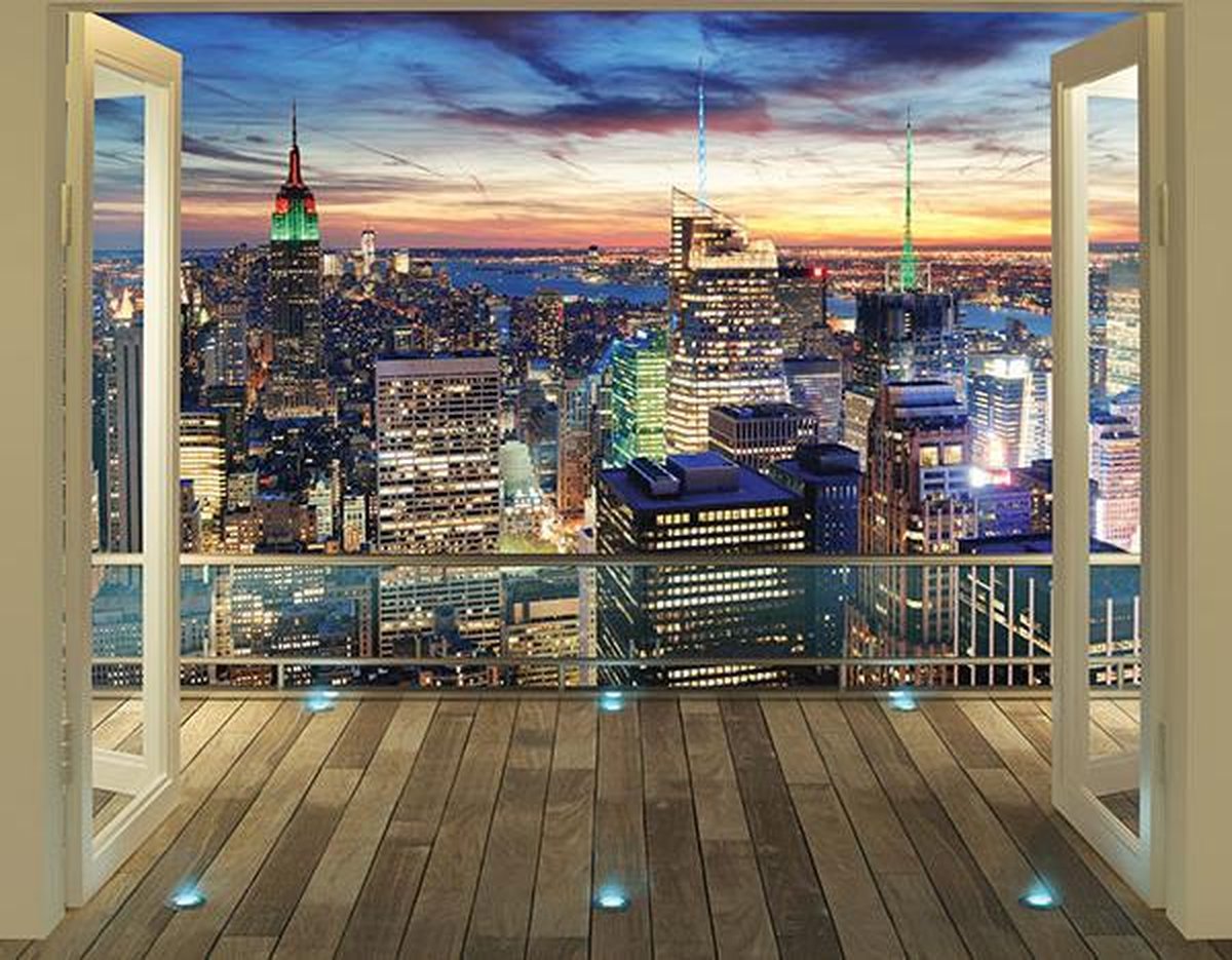 Walltastic Behang New York skyline - XXL Posterbehang - 305 x 244 cm ...
