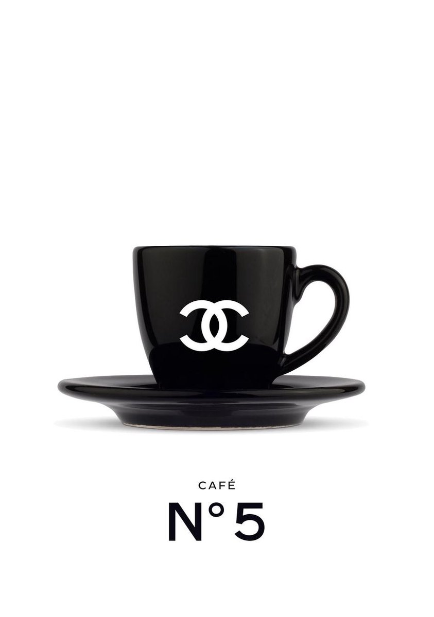 Chanel Coffee No. 5 Poster (50x70) - Wallified - Fashion - Poster ...