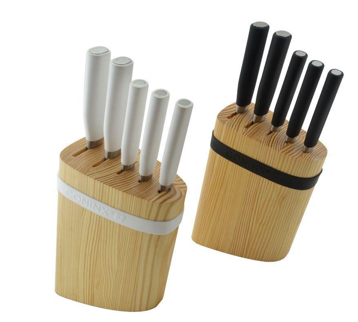 Coninx Messenblok Hout Colori - Design Messenhouder - Houten Messenblok ...