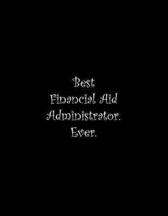 Best Financial Aid Administrator. Ever, Tome Ryder | 9781072113478 ...