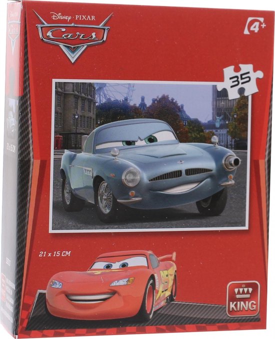 King Mini Legpuzzel Cars 2 - Finn Mcmissile 35 Stukjes | bol.com