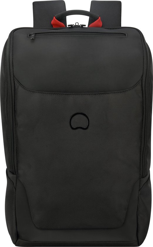 Delsey Parvis Plus - Toploader Rugzak - 15.6 inch - Zwart | bol.com