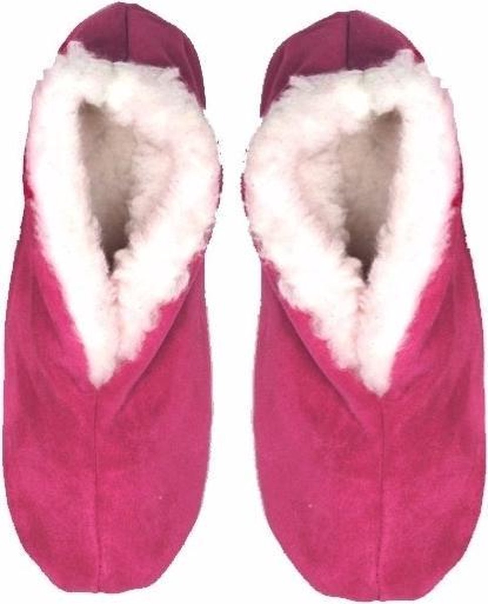 Roze echte suede Spaanse sloffen dames maat 40 | bol.com